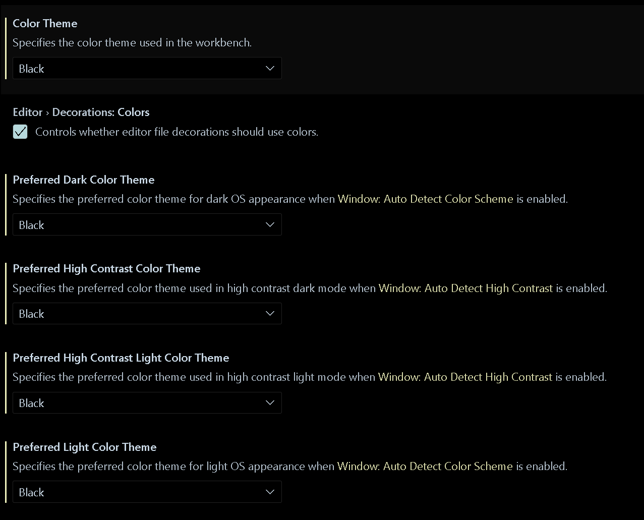 VSCode always changes theme to default · Issue #172656 · microsoft/vscode · GitHub