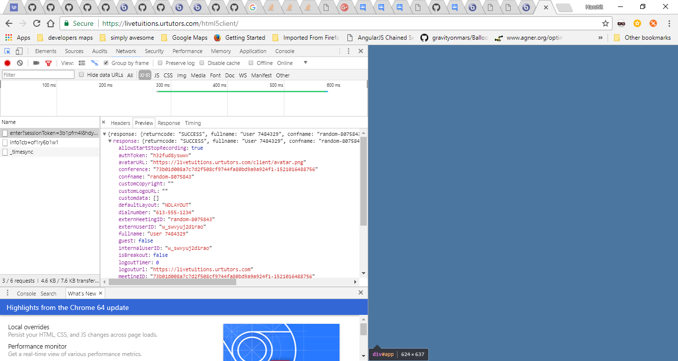 Bigbluebutton setup html5 dev client login to meeting with join api call empty html response ...
