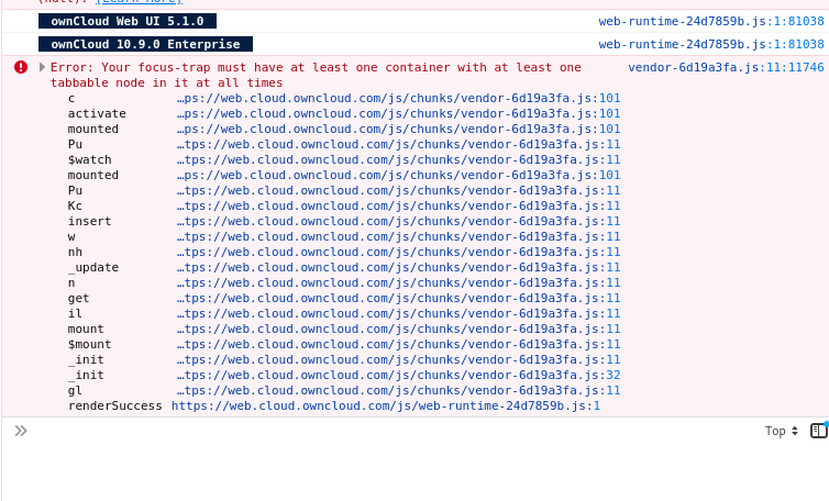 JS Error while using ownCloud Web Collabora integration · Issue #6313 · owncloud/web · GitHub