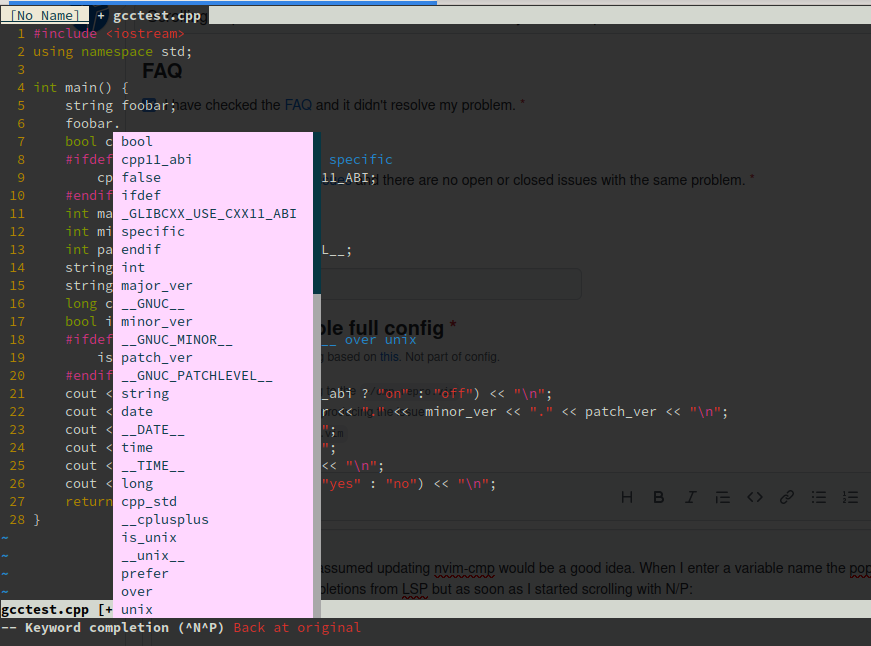 Scrolling Popmenu with and resets keyword completion · Issue #916 ...