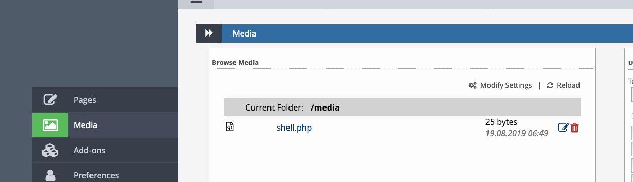 WBCE CMS 1.4.0 Arbitrary file upload Getshell · Issue #446 · WBCE/WBCE_CMS · GitHub