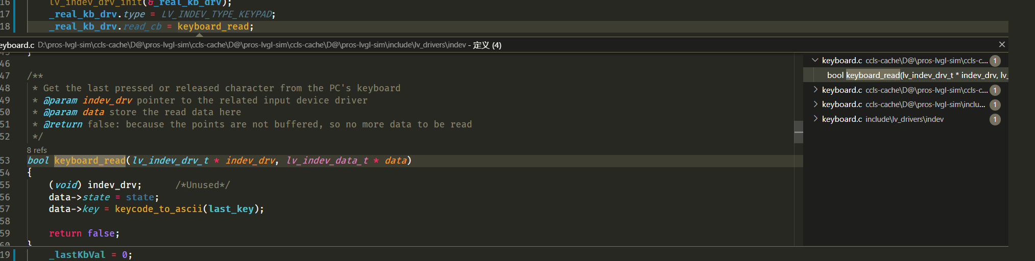 I set `. ccls-cache` under the current project.The jump function will always jump to the file in ...