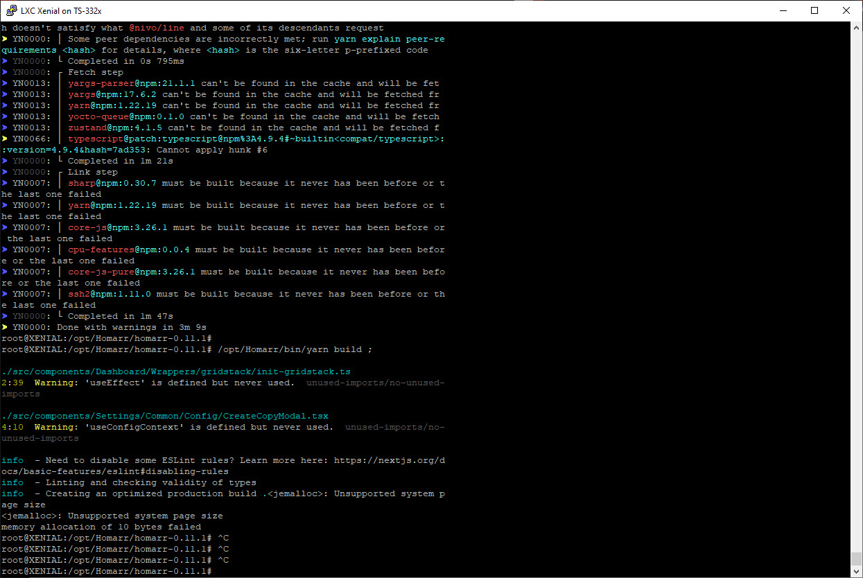 arm64 - : Unsupported system page size · Issue #598 · ajnart/homarr · GitHub