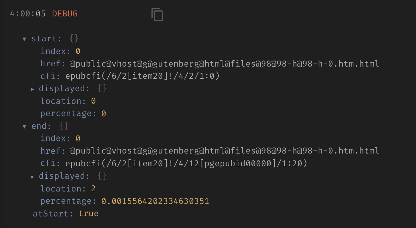 Current location does not return the correct chapter href for TOC chapters with anchors · Issue ...