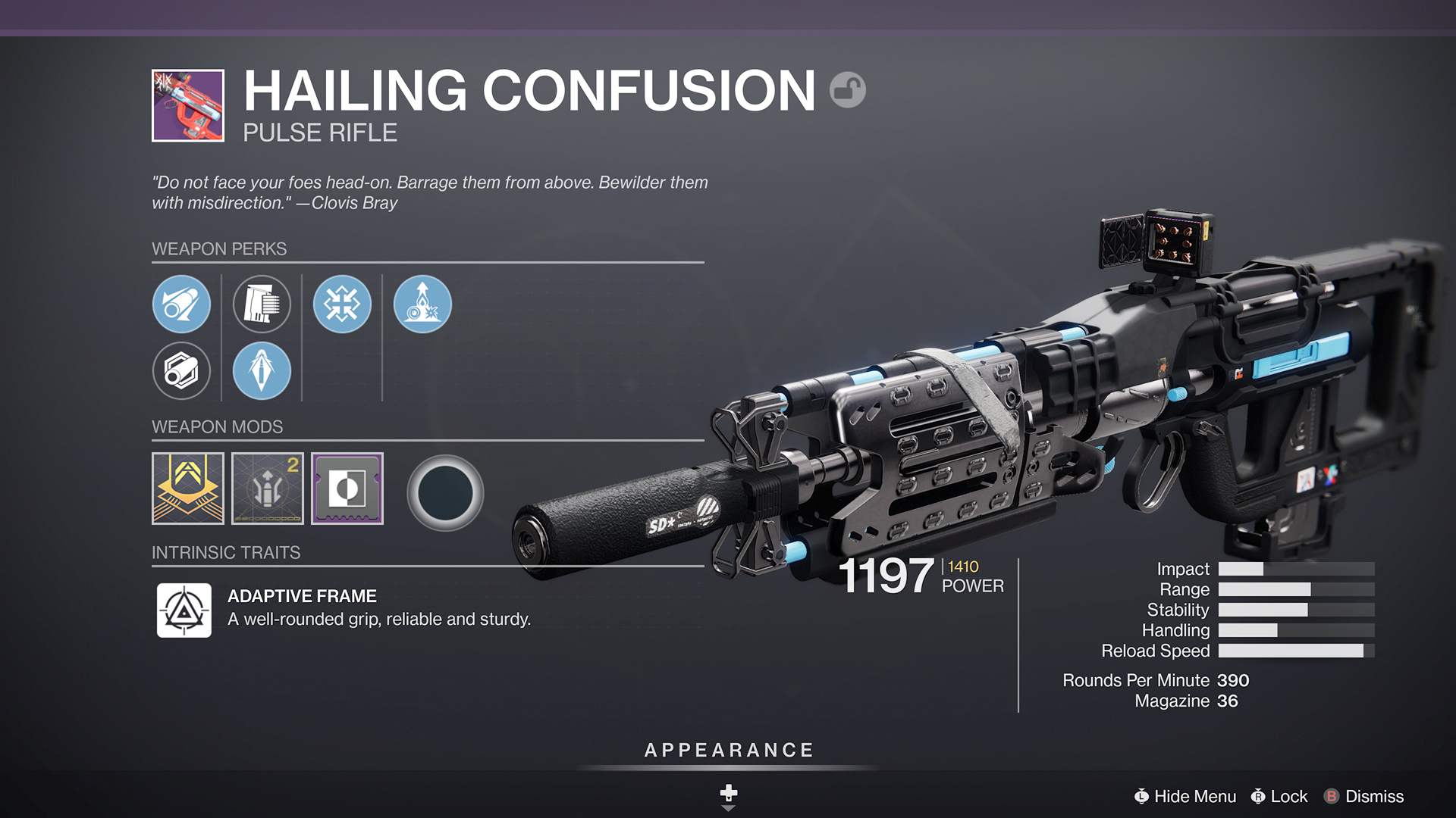 Wrong Stats shown for the gun Hailing Confusion in the official app · Issue #1321 · Bungie-net ...