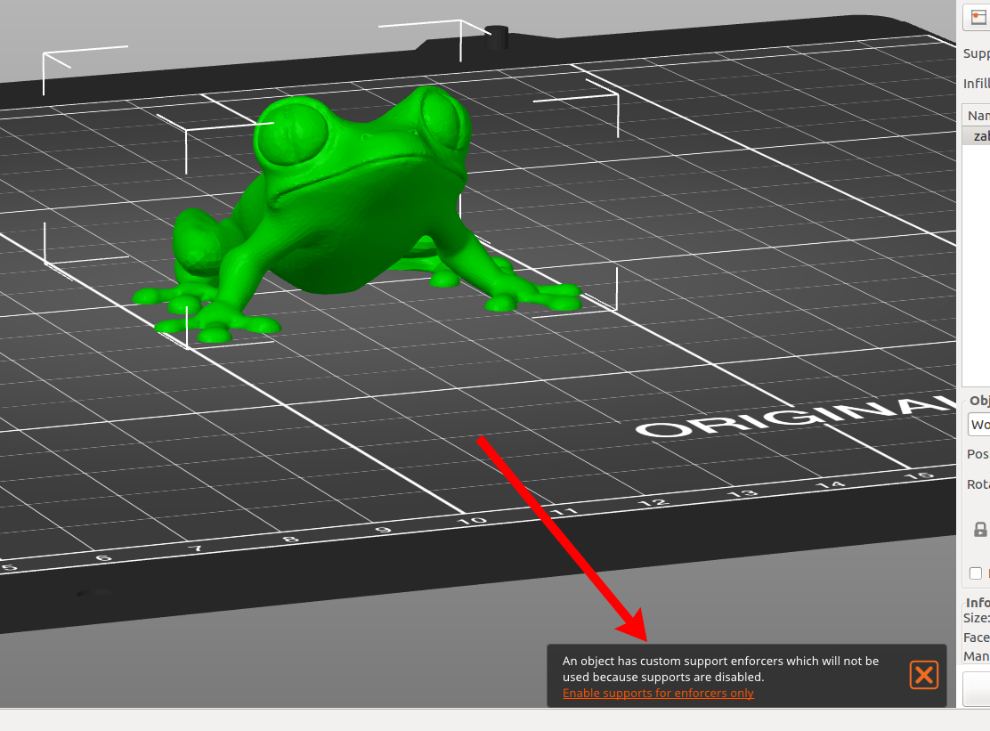 Feature Request Support Enforcers Should Turn On Supports When Added · Issue 4932 · Prusa3d