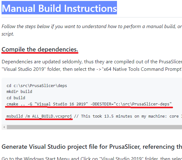 Incomple instructions on setting up development environment on Windows · Issue #9253 · prusa3d ...