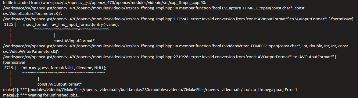 Opencv From Source Build Fails · Issue 21711 · Opencv Opencv · Github