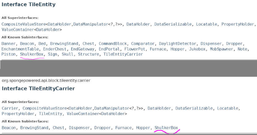1.12.2 TileEntity "shulkerbox" not an instanceof ShulkerBox, castable.. odd man out. · Issue ...