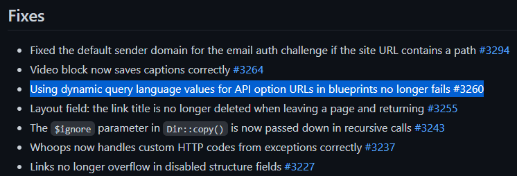 Using dynamic Query Language values for blueprint API options URLs fails · Issue #3260 ...