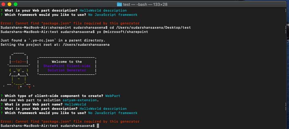 Issue when creating SPFx Project . yo @microsoft/generator - npm ERR! tar.unpack untar error ...