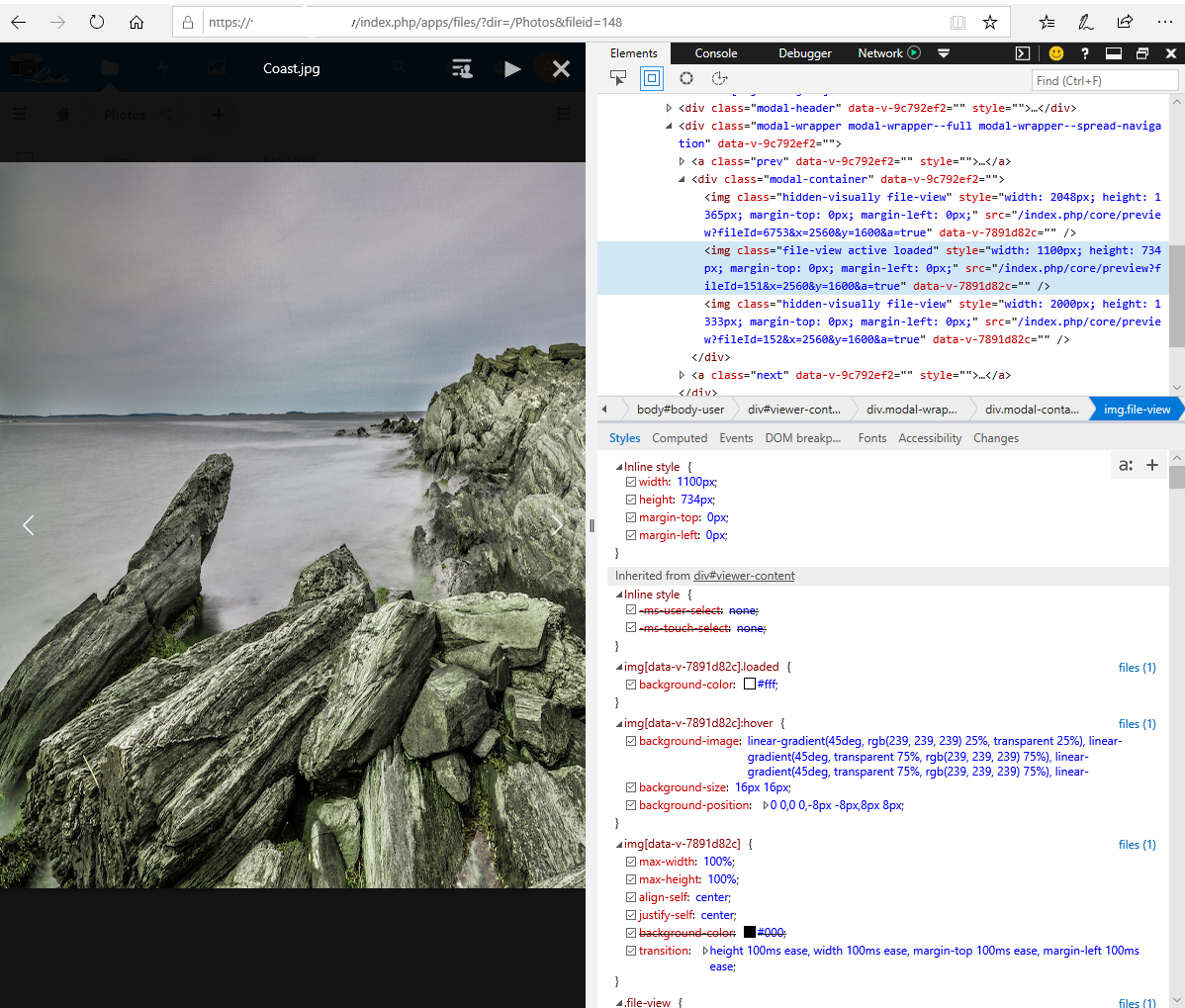 Previews distorted in Microsoft Edge browser · Issue #266 · nextcloud ...