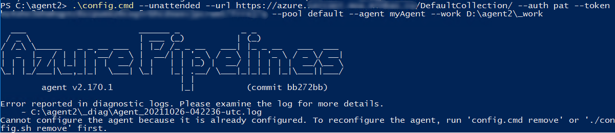 Cant Remove Old Agent · Issue 3580 · Microsoftazure Pipelines Agent 