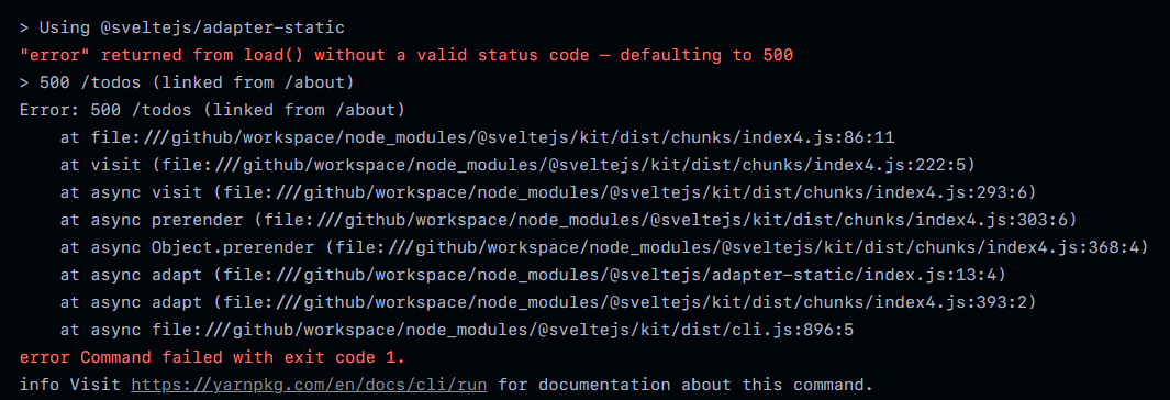 Cannot remove hooks.ts without build failure · Issue #3449 · sveltejs/kit · GitHub