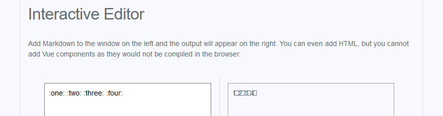 Some emojis are not shown correctly · Issue #41 · quasarframework/quasar-ui-qmarkdown · GitHub
