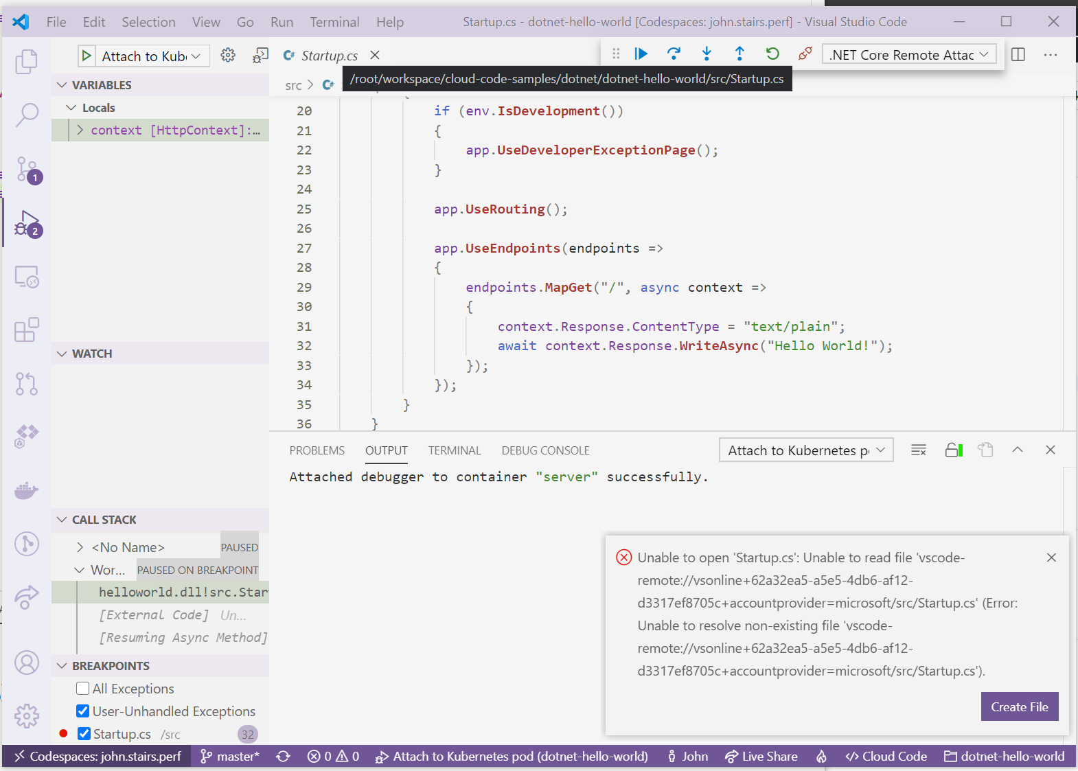 .NET debugging broken · Issue #292 · GoogleCloudPlatform/cloud-code-vscode · GitHub