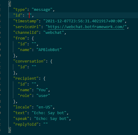 Transcripts not stored from bot in Azure · Issue #8829 · microsoft/BotFramework-Composer · GitHub