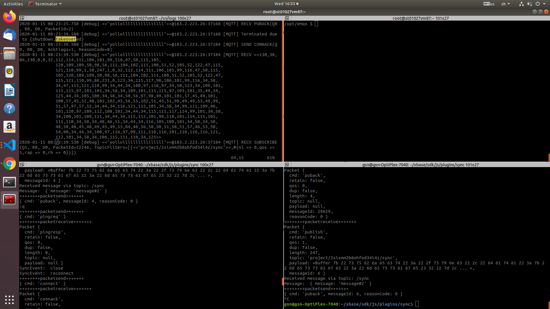 4.0.0 not sending DISCONNECT packet to client with mqtt v5.0 when ...