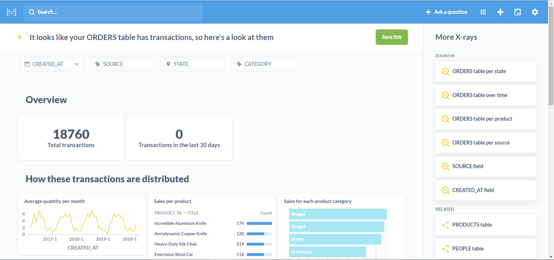 Provide breadcrumb path back to dashboard when drill-through to question · Issue #15624 ...