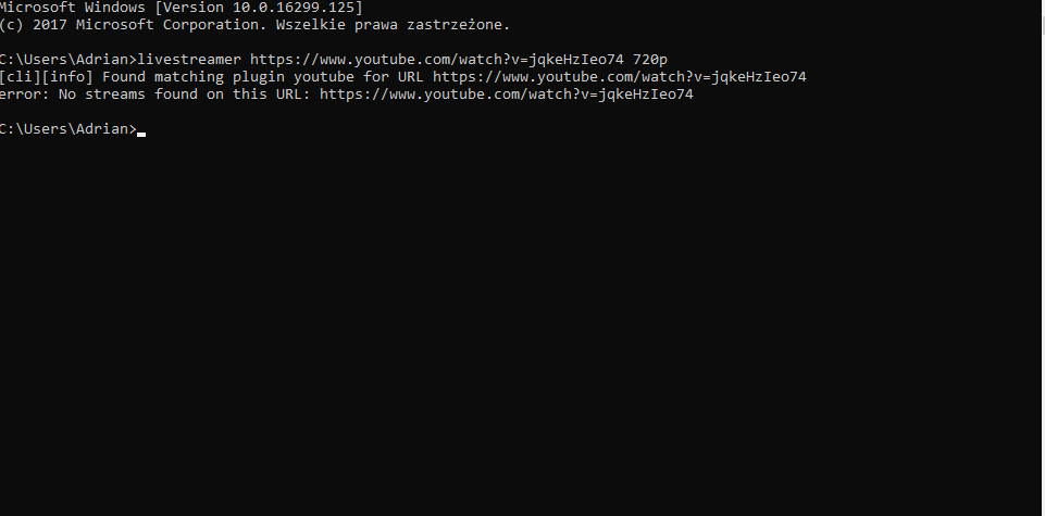 YouTube: No playable streams found on this URL · Issue #1421 · streamlink/streamlink · GitHub