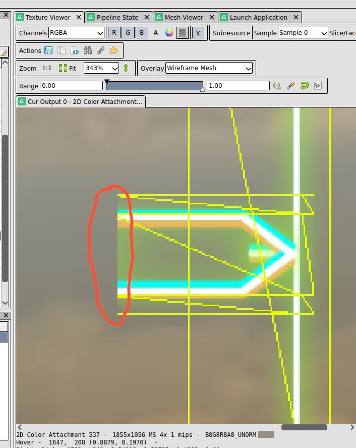 Feature suggest: Show clip distance rejection in History · Issue #2916 · baldurk/renderdoc · GitHub