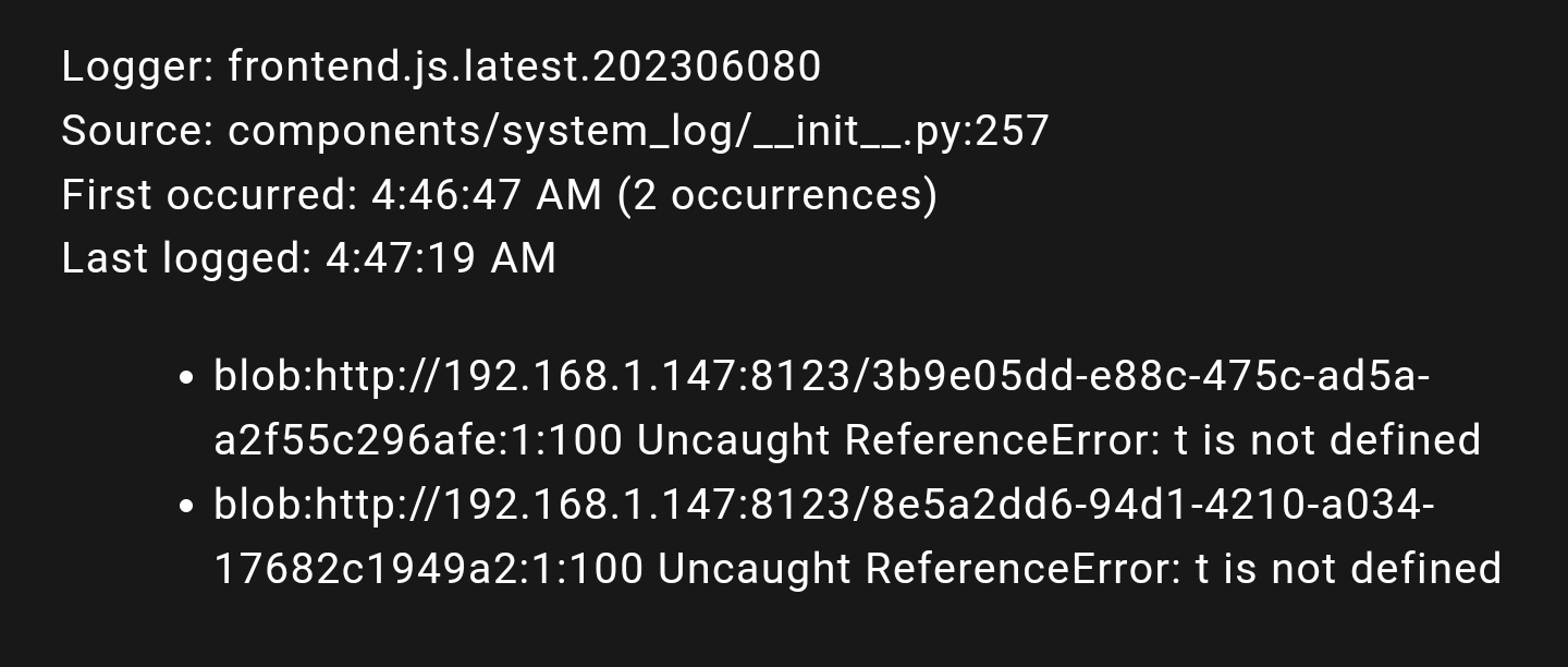 Error Frontendjslatest Blob Uncaught Referenceerror T Is Not Defined · Issue 94400 · Home