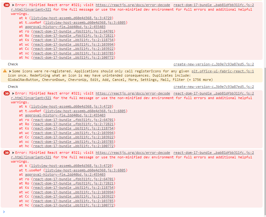 Intermittent error "Fail to load customizer for column" · Issue #9008 · SharePoint/sp-dev-docs ...