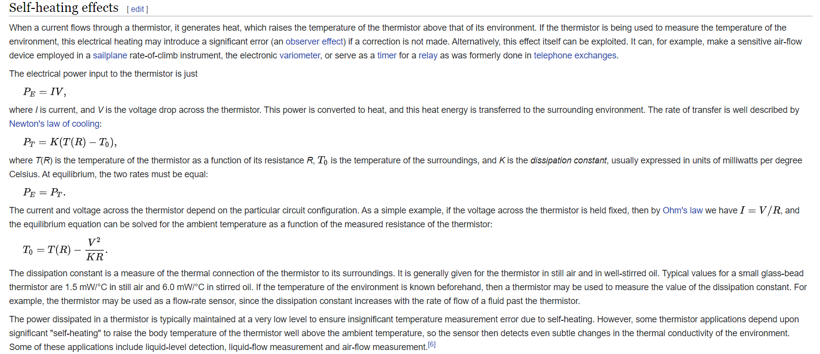Implement self-heating compensation · Issue #4 · GeneralEmbeddedCLibraries/thermistor · GitHub