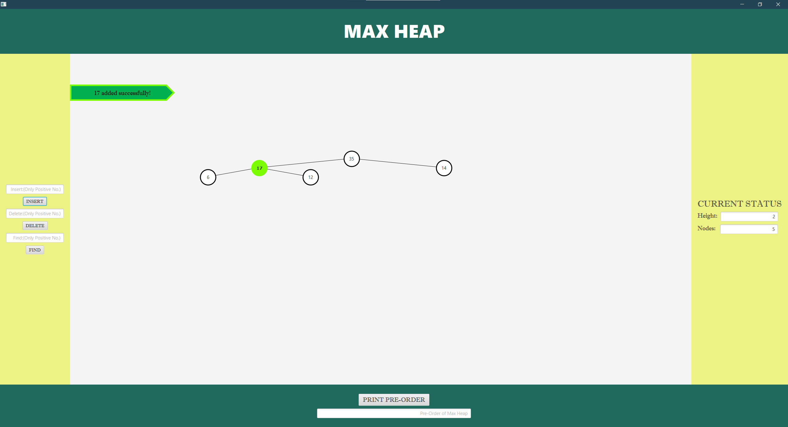 GitHub - PPL-Project/MaxHeap