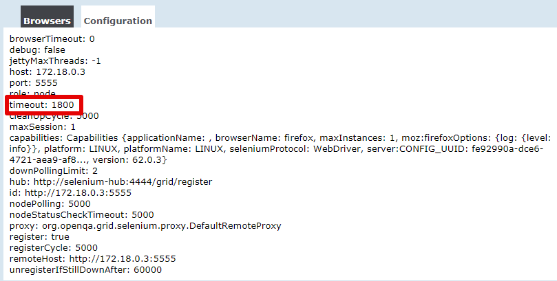 Hub doesn't release a node after a GRID_TIMEOUT · Issue #828 · SeleniumHQ/docker-selenium · GitHub