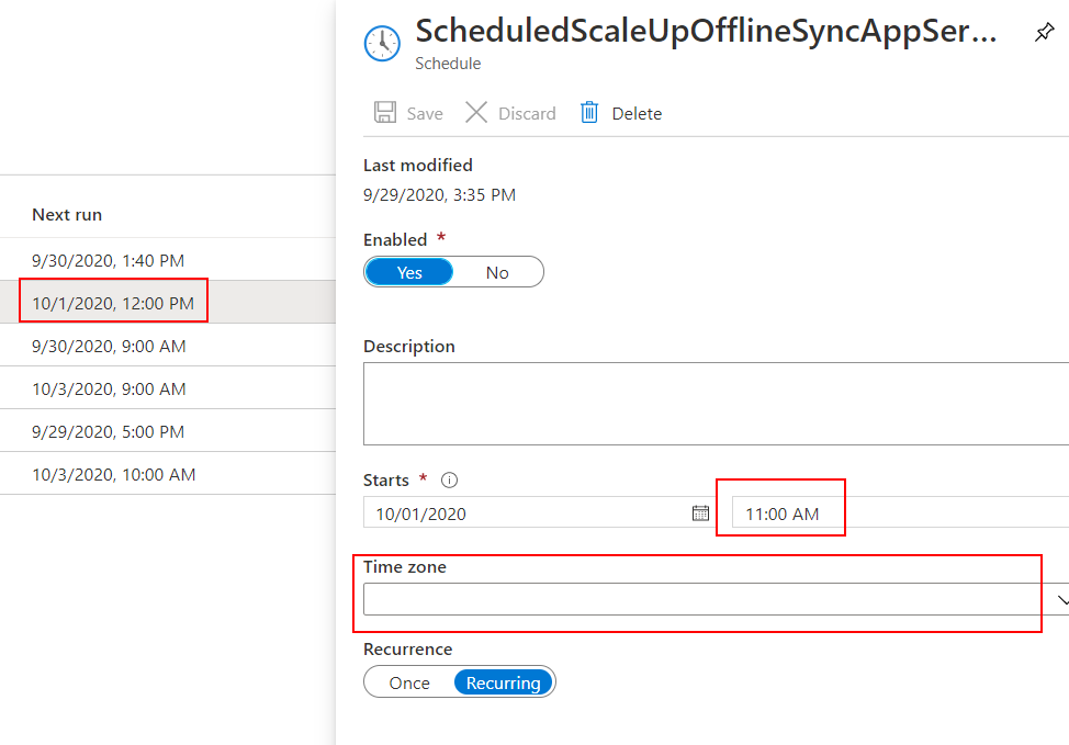 TimeZone not working for New-AzureRMAutomationSchedule and New-AzAutomationSchedule. The cmdlet ...