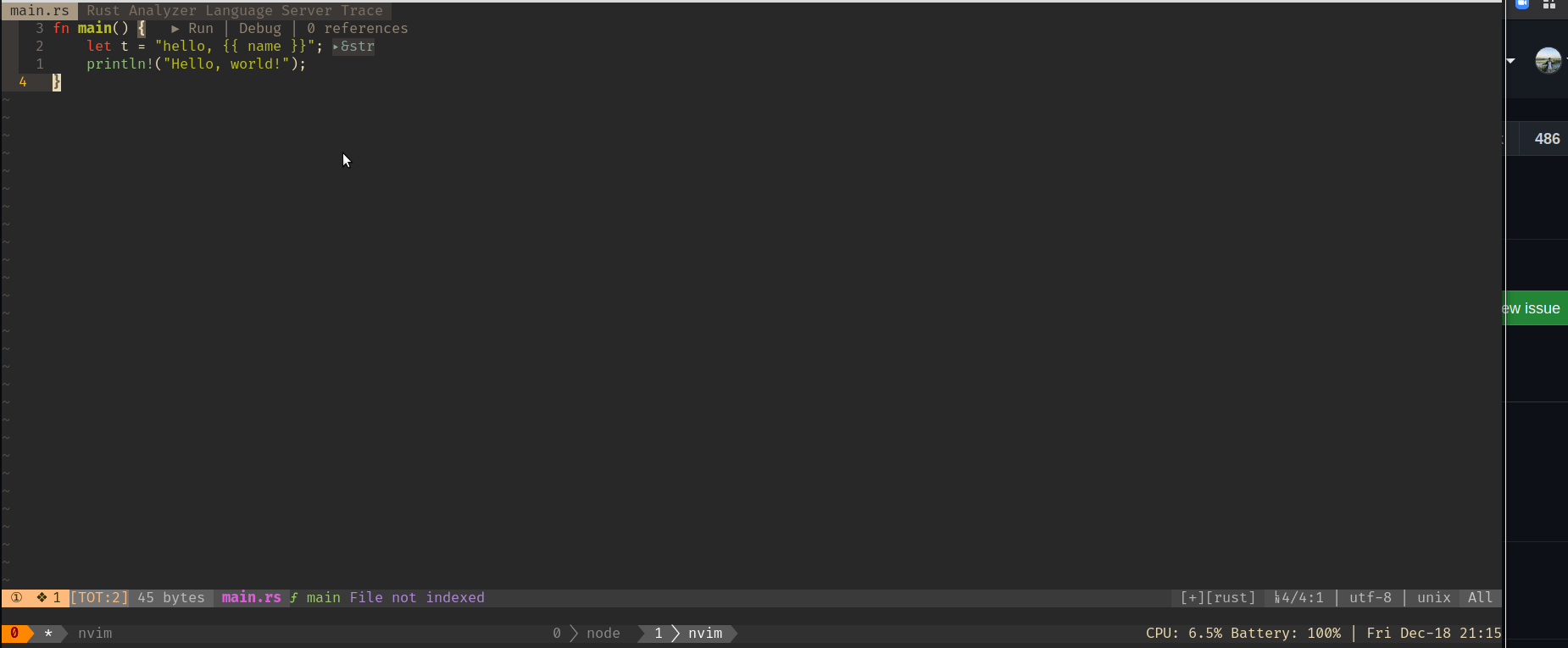 Function Signature Sometimes Contains Weird 00 · Issue 6938 · Rust Langrust Analyzer · Github