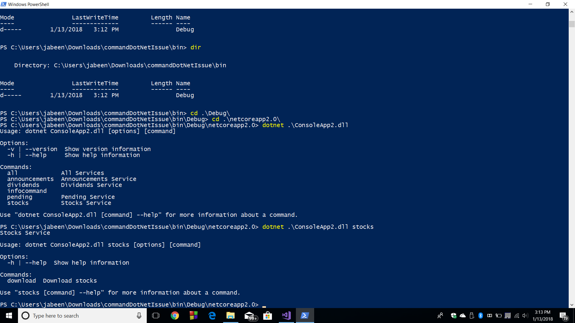 Issues with 1.1.28 & 2.0.0 · Issue #34 · bilal-fazlani/commanddotnet ...