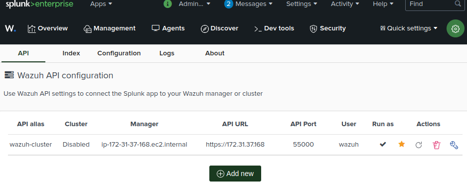Release 4.4.0 - Alpha 1 - E2E UX tests - Splunk installation · Issue ...