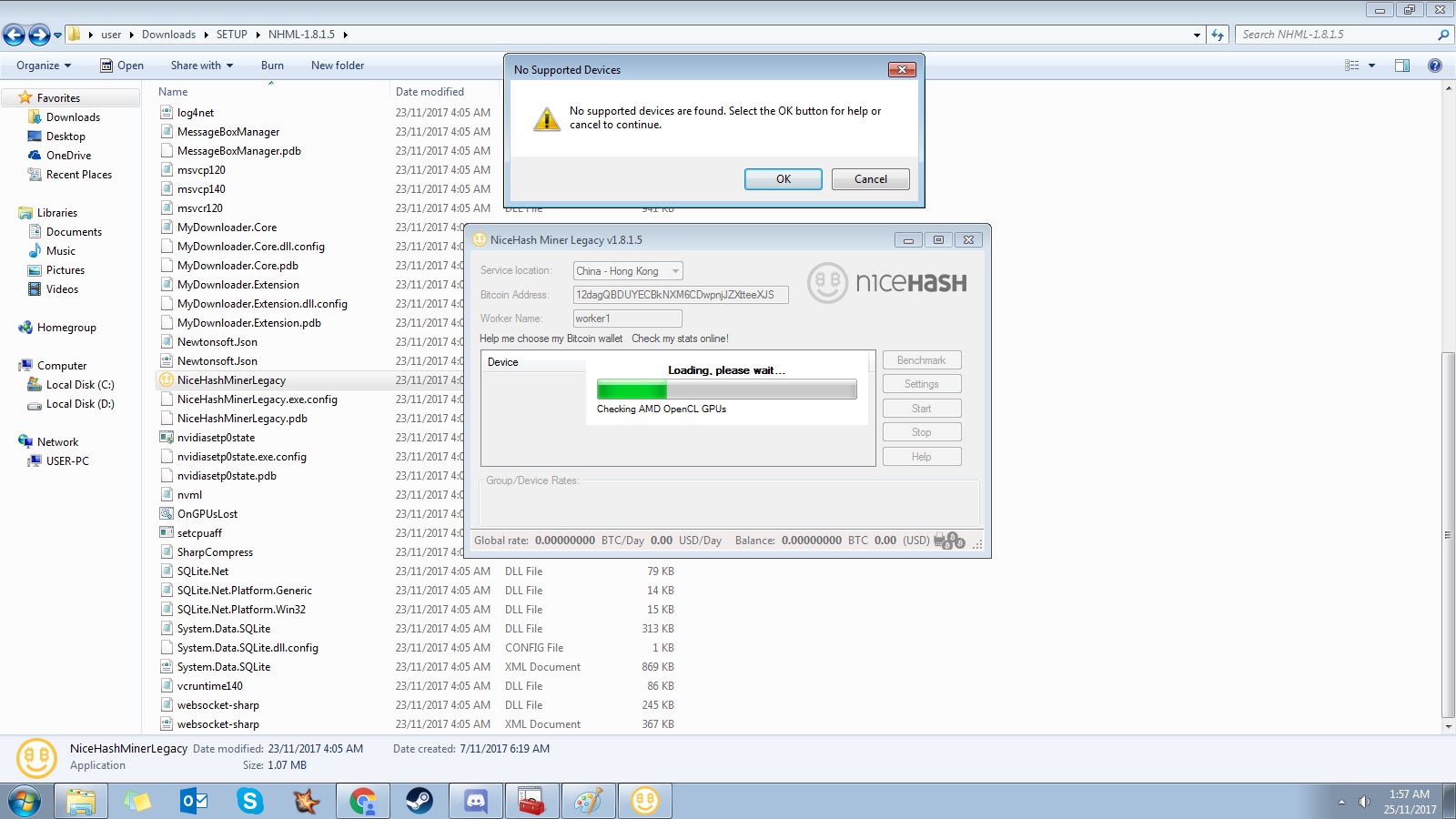 No supported devices: Unable to find AMD OpenCL for GPU · Issue #659 · nicehash/NiceHashMiner ...