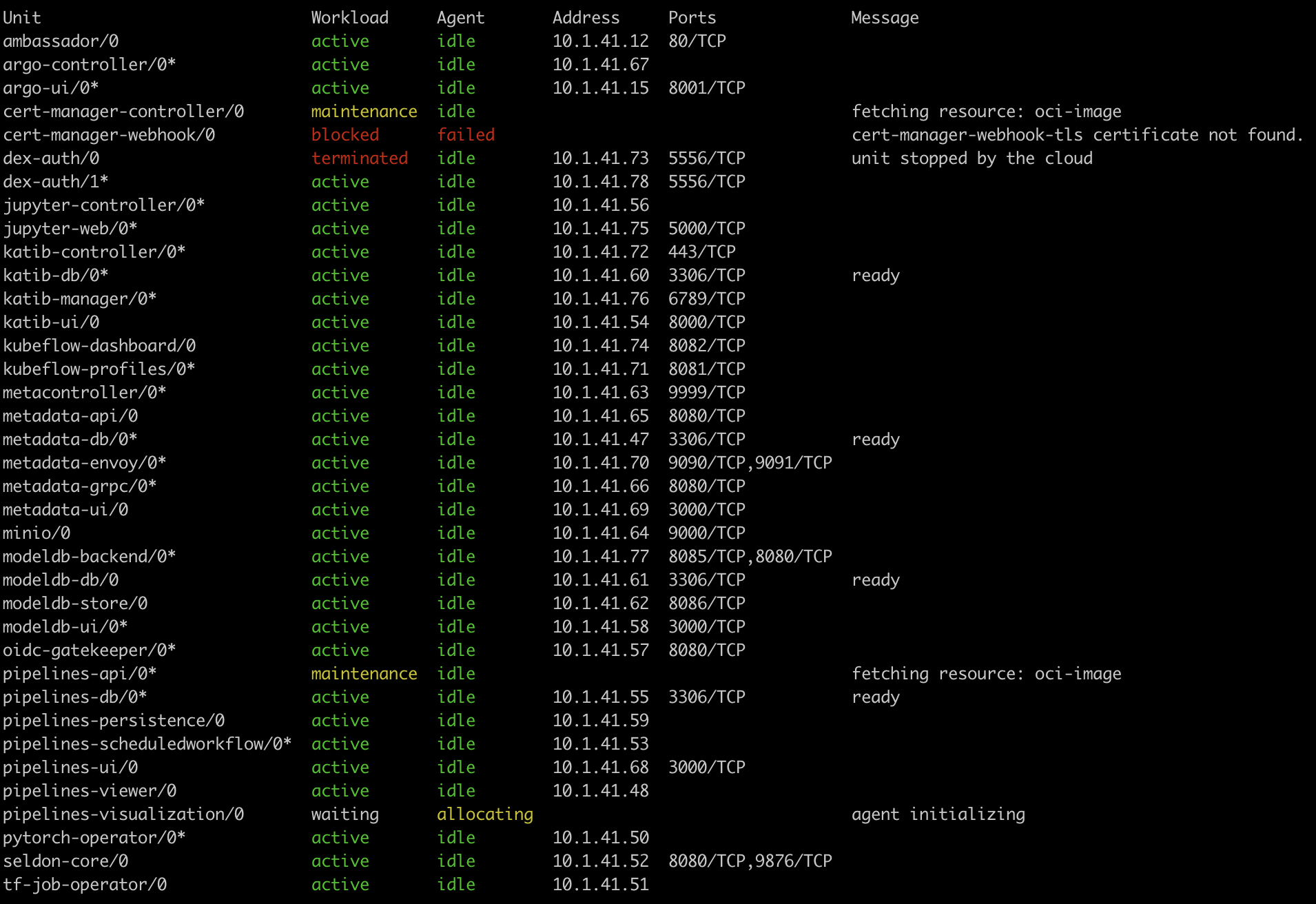 Enable Kubeflow stuck when deploying on Azure VM: cert-manager-webhook-tls certificate not found ...