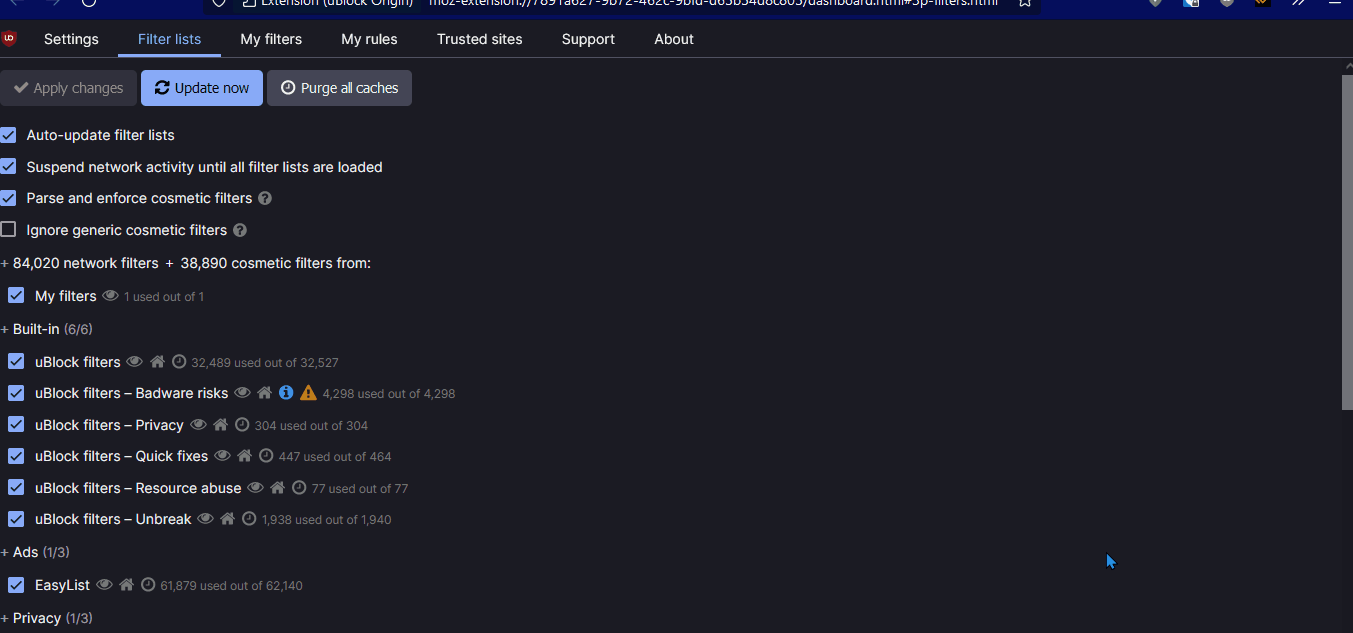 uBO list showing out of date even after forced update · Issue #2454 · uBlockOrigin/uBlock-issues ...