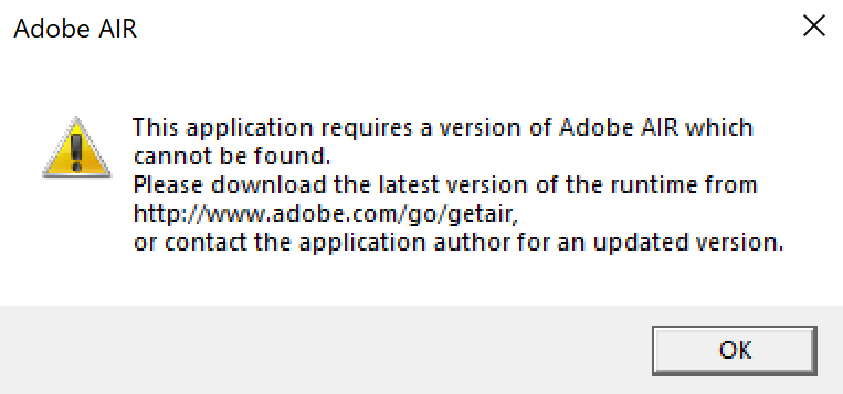 AIR SDK 33 - Animate CC -> Native Installer error · Issue #1715 · airsdk/Adobe-Runtime-Support ...