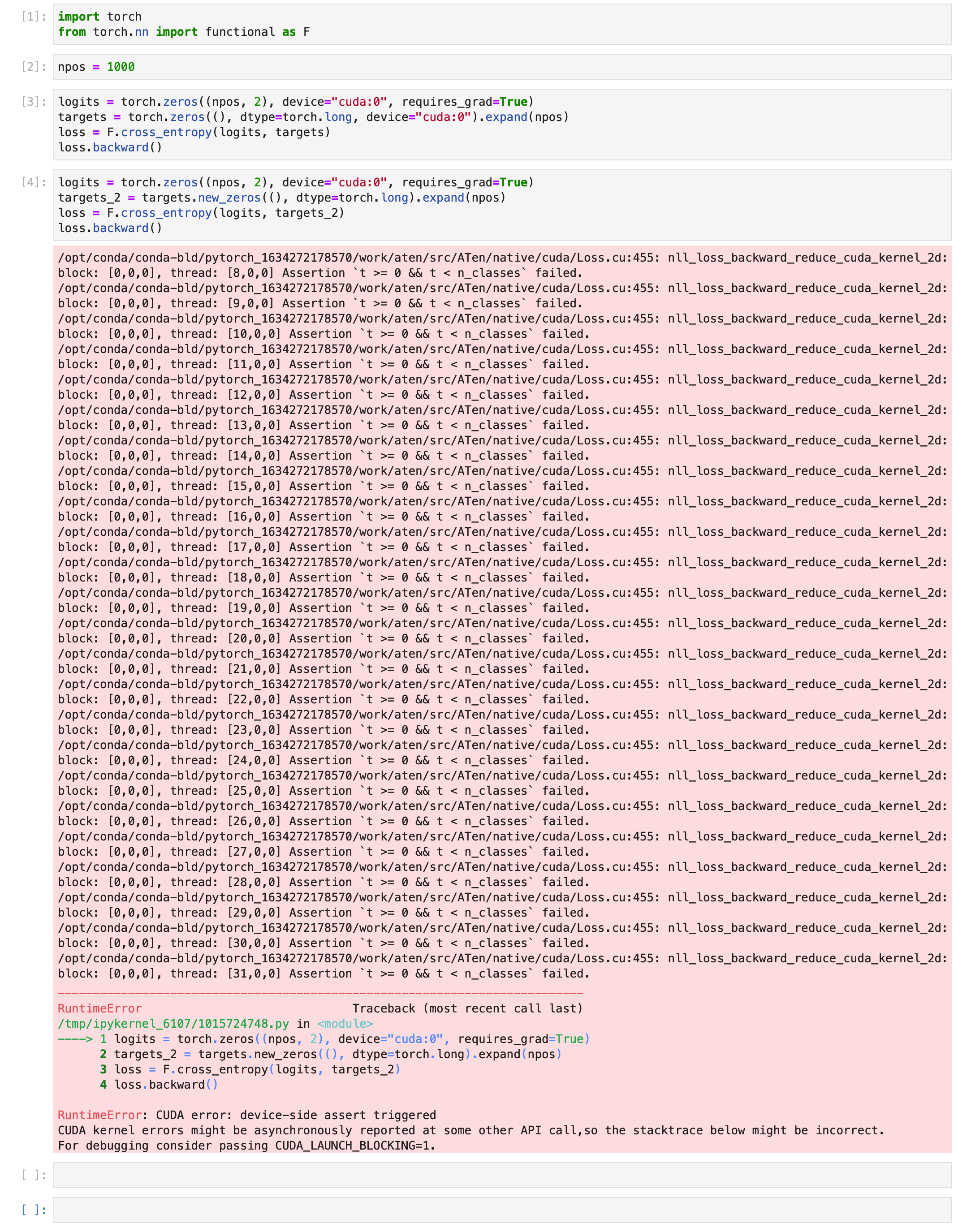 GPU Training with Softmax Loss throws Asserts · Issue #245 · facebookresearch/PyTorch-BigGraph ...