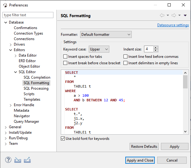 Make keywords uppercase when typing · Issue #295 · dbeaver/dbeaver · GitHub