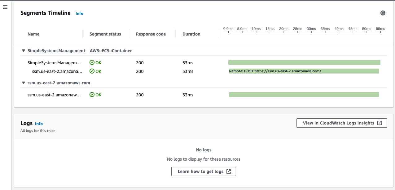 Setting cloudwatch log group so that logs appear in Cloudwatch Traces · Issue #1766 · aws ...