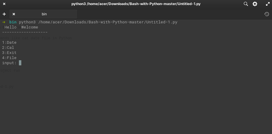 GitHub - BepBop/Bash-with-Python
