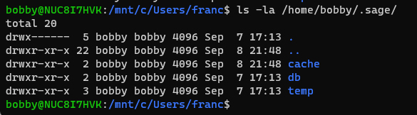 Setting Permissions Of Dotsage Directory So Only You Can Read And Write Itn0n · Issue 362