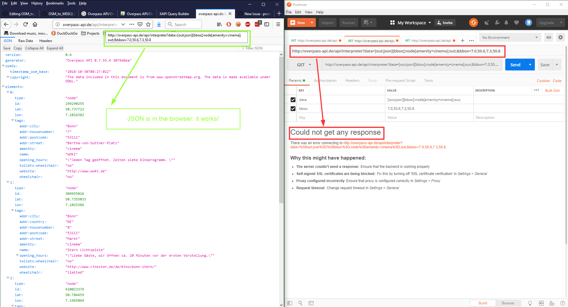 Can Retrieve Data From Browser But Not From Postman · Issue 5446 · Postmanlabs Postman App