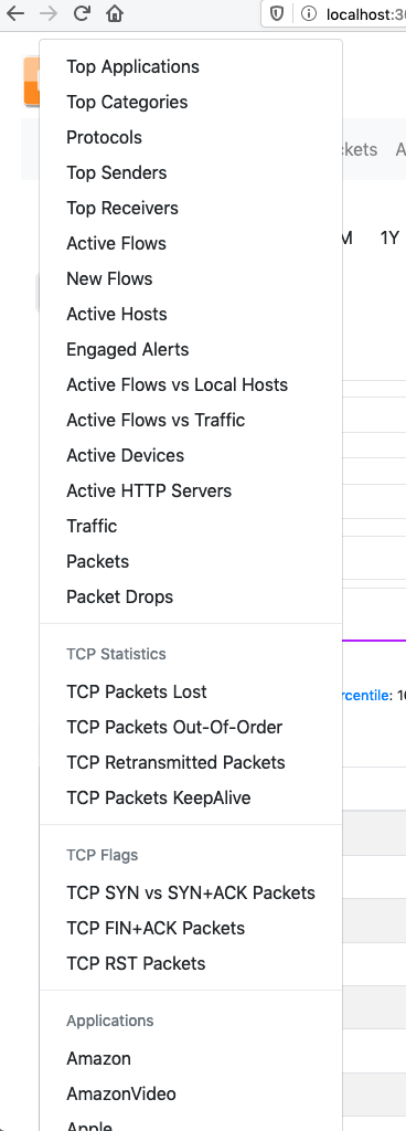 Long Menus Should Be Scrollable · Issue 3261 · Ntopntopng · Github 1720