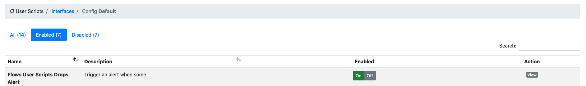 User Script Column Enabled Should be Removed · Issue #3282 · ntop/ntopng · GitHub