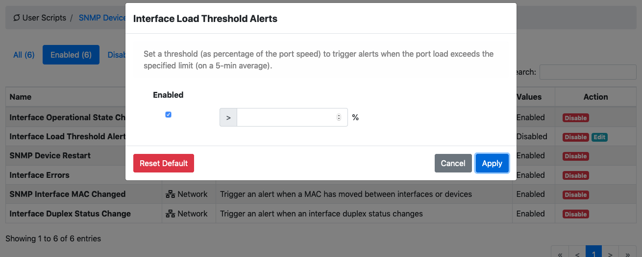 Interface Load Threshold Alerts enabled without a value · Issue #3316 · ntop/ntopng · GitHub