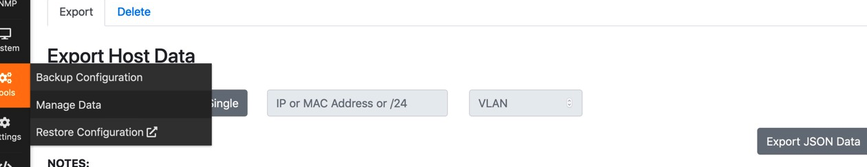 Manage Data menu position · Issue #3484 · ntop/ntopng · GitHub