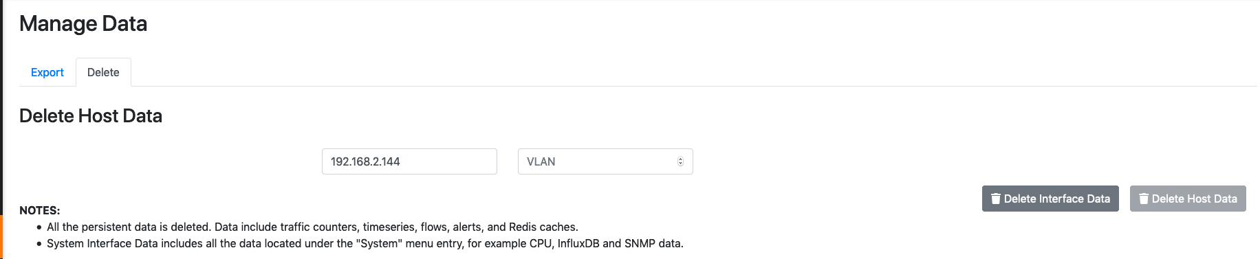 Manage Data - Delete Host Data Not Working · Issue #3537 · ntop/ntopng · GitHub