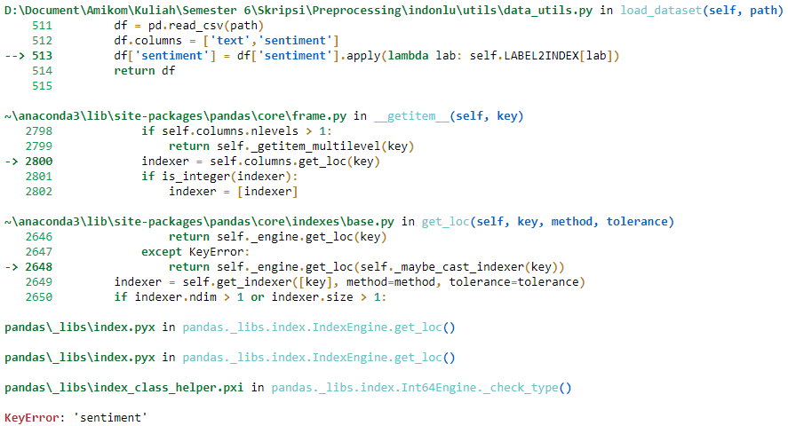 Load Dataset Error · Issue #14 · IndoNLP/indonlu · GitHub